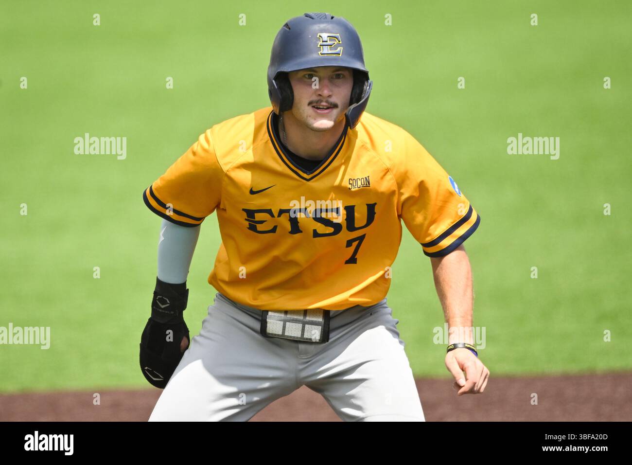 ETSU catcher JD Yakubinis (7) during an NCAA regional baseball game on ...