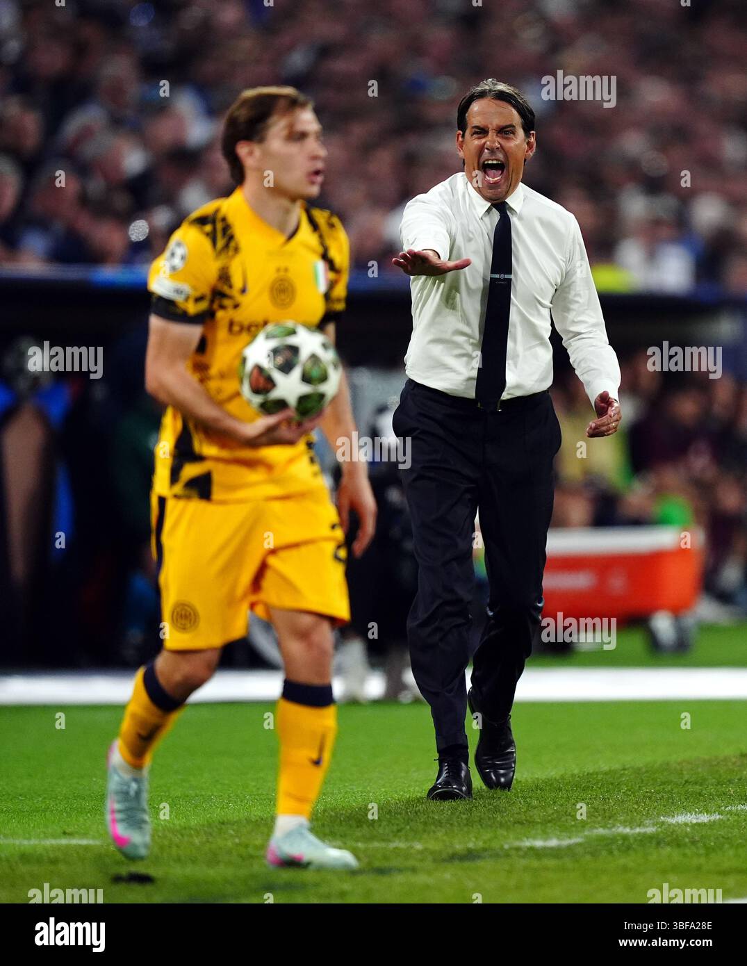 Inter Milan manager Simone Inzaghi during the UEFA Champions League ...