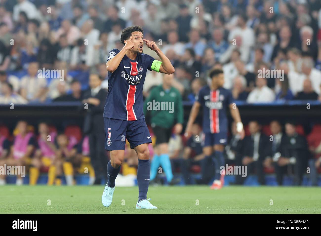 Allianz Arena, Munich, Germany. 31st May, 2025. Champions League Final Football, Paris Saint ...
