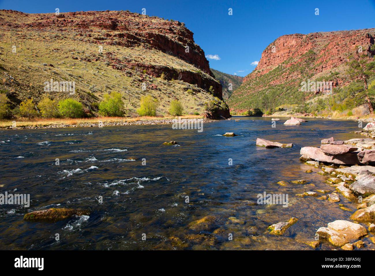 Green River from Little Hole National Recreation Trail, Flaming Gorge National Recreation Area ...