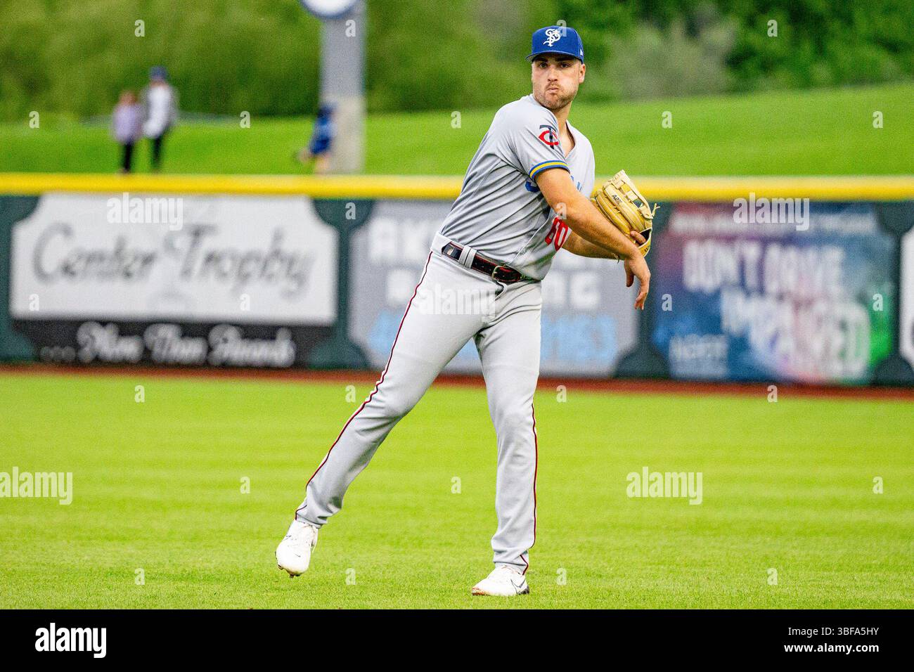 May 27, 2025 - Omaha, NE U.S. - St. Paul Saints right fielder Matt ...