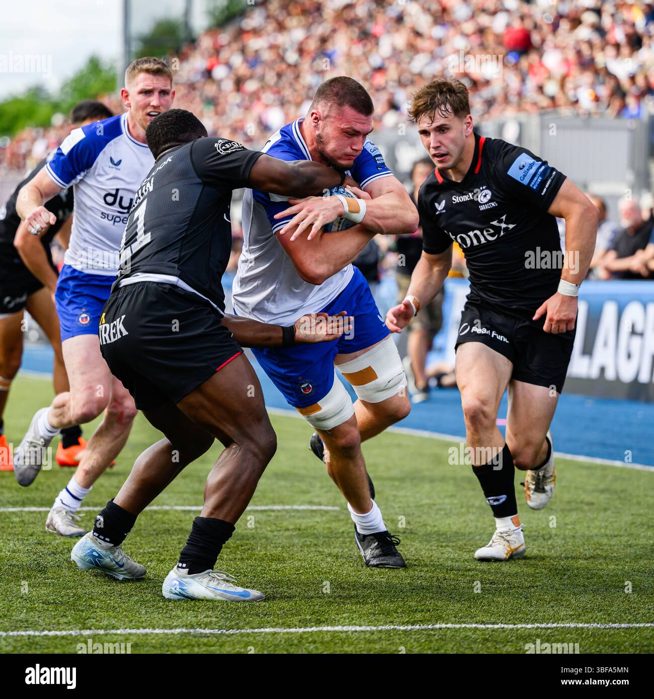 LONDON, UNITED KINGDOM - May 31: during Saracens vs Bath Rugby ...