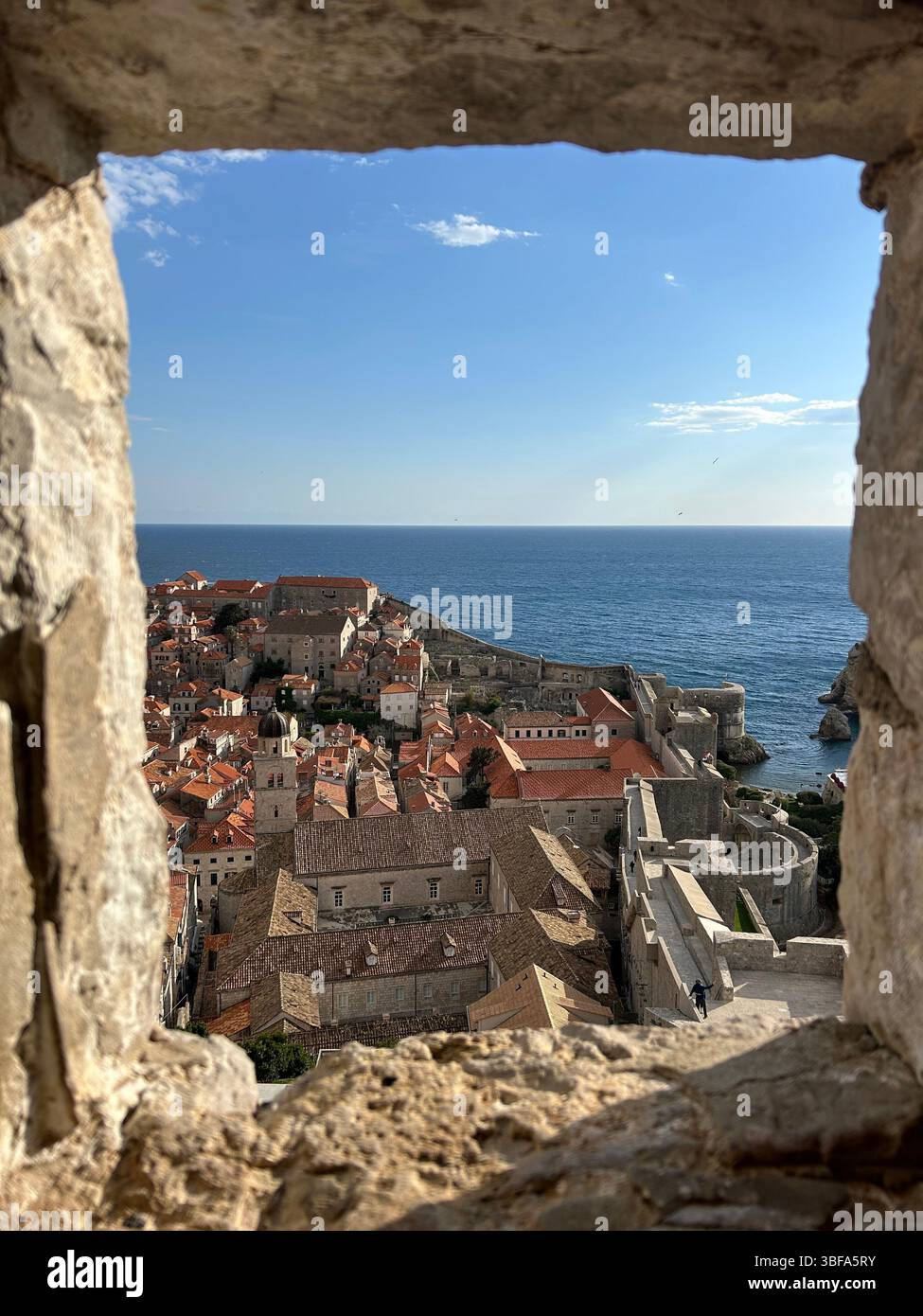 Dubrovnik city walls view smartphone stock photos and images - Alamy