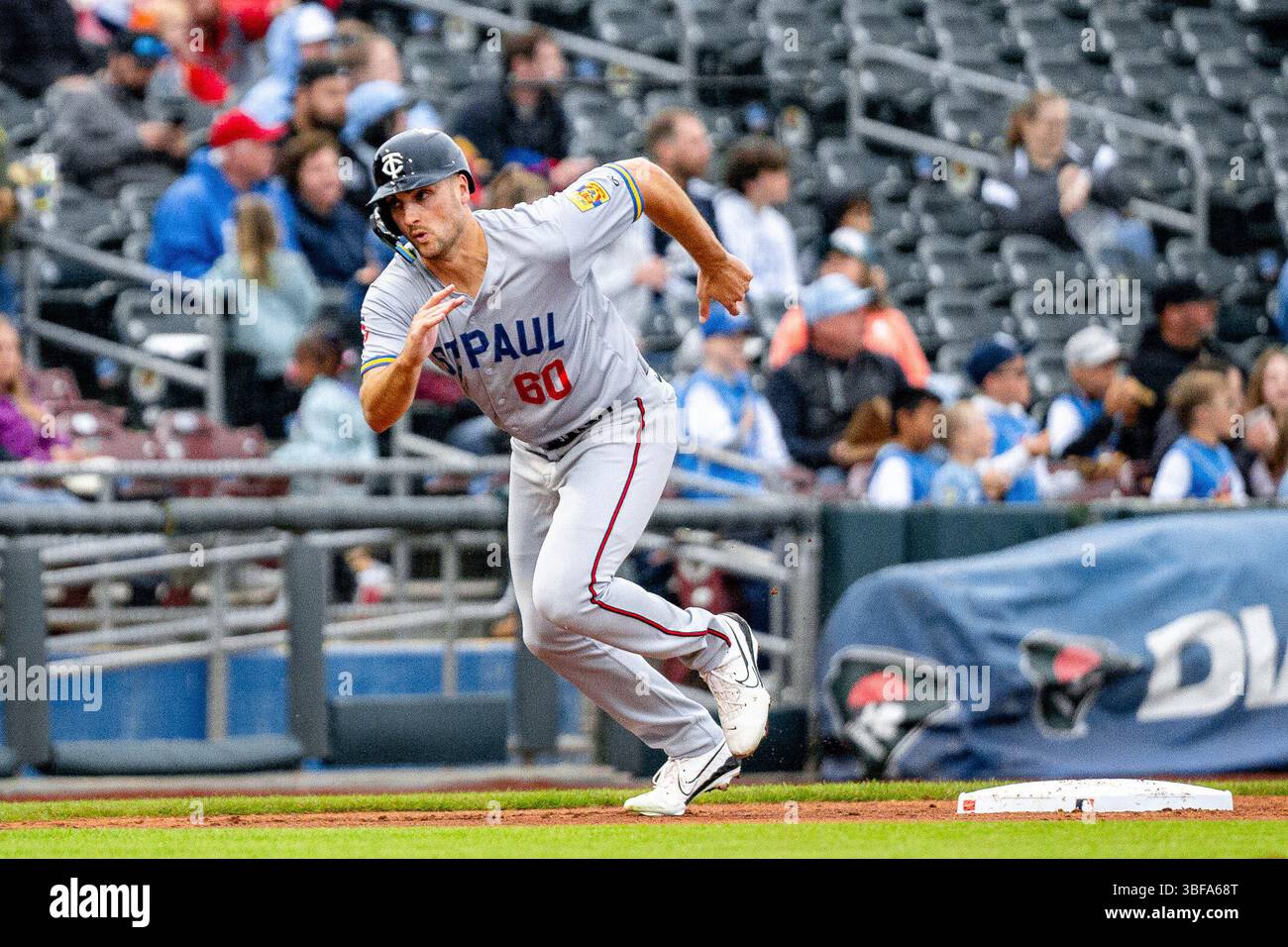 May 27, 2025 - Omaha, NE U.S. - St. Paul Saints Matt Wallner (60 ...