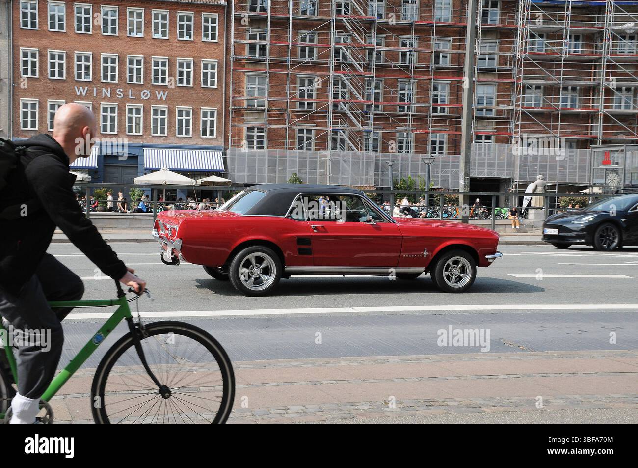 Copenhagen/ Denmark/31 .MAY 2025/prson drive veteran cars in danish ...