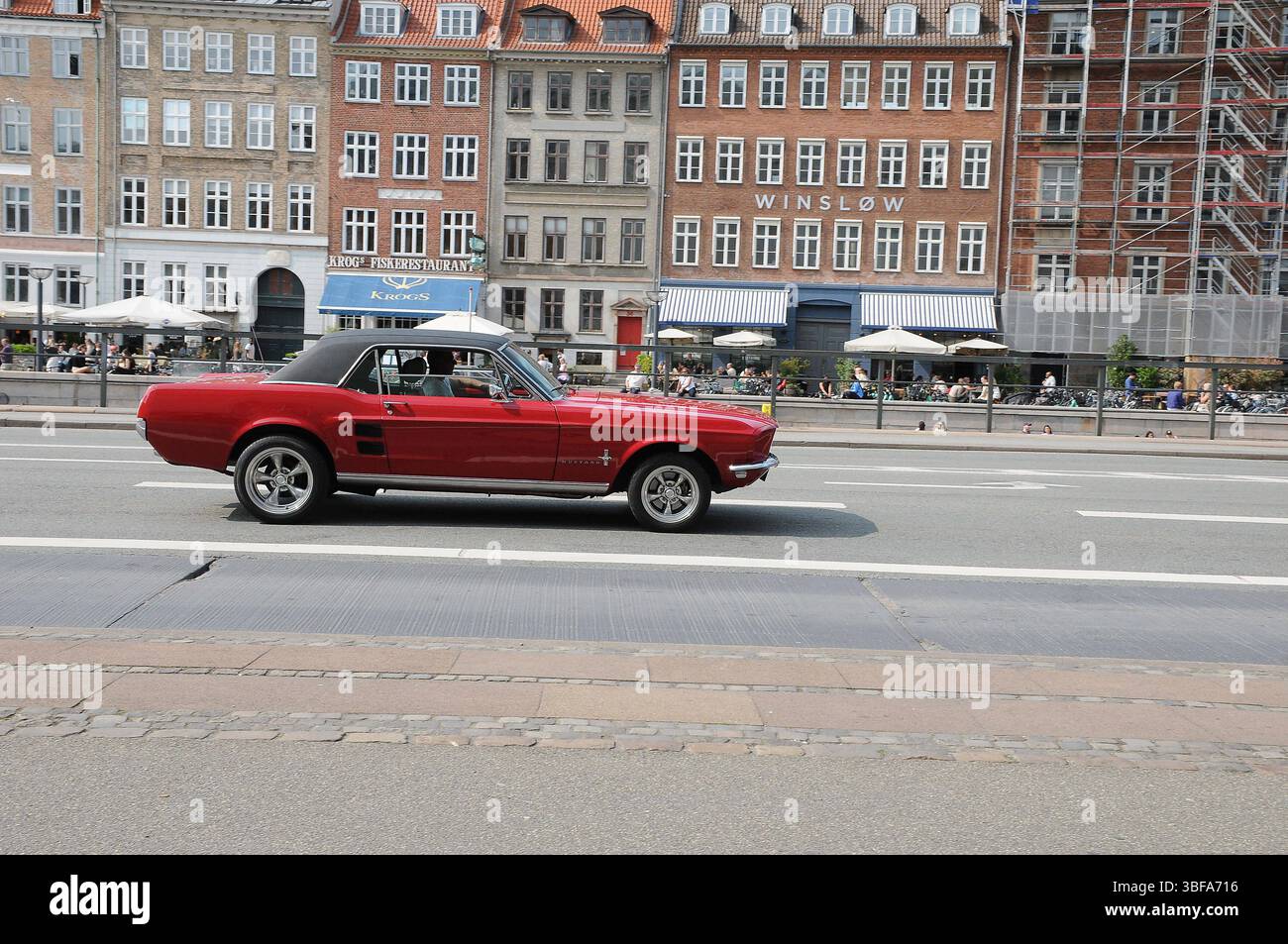 Copenhagen/ Denmark/31 .MAY 2025/prson drive veteran cars in danish ...