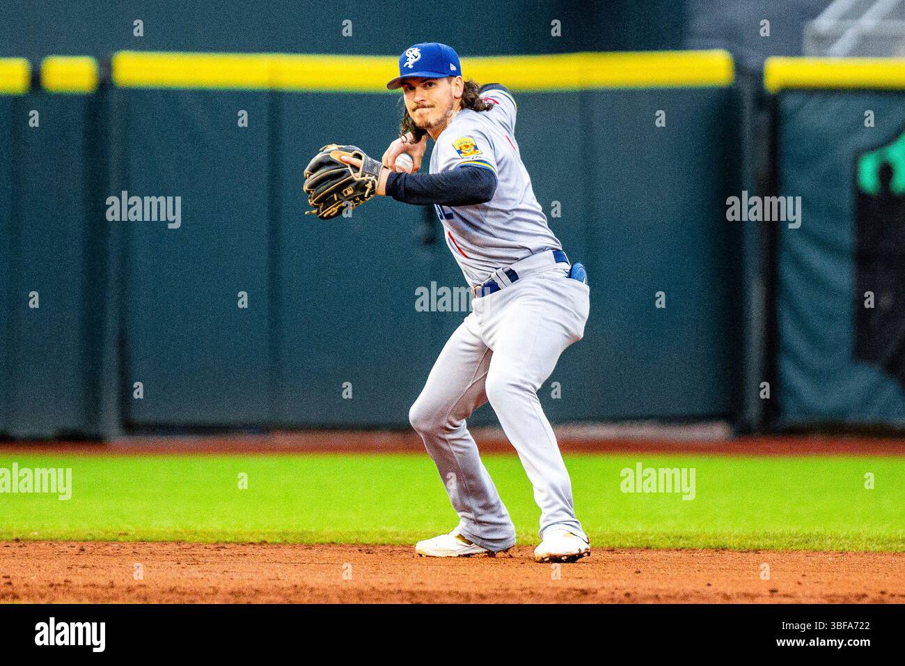 May 27, 2025 - Omaha, NE U.S. - St. Paul Saints shortstop Ryan ...