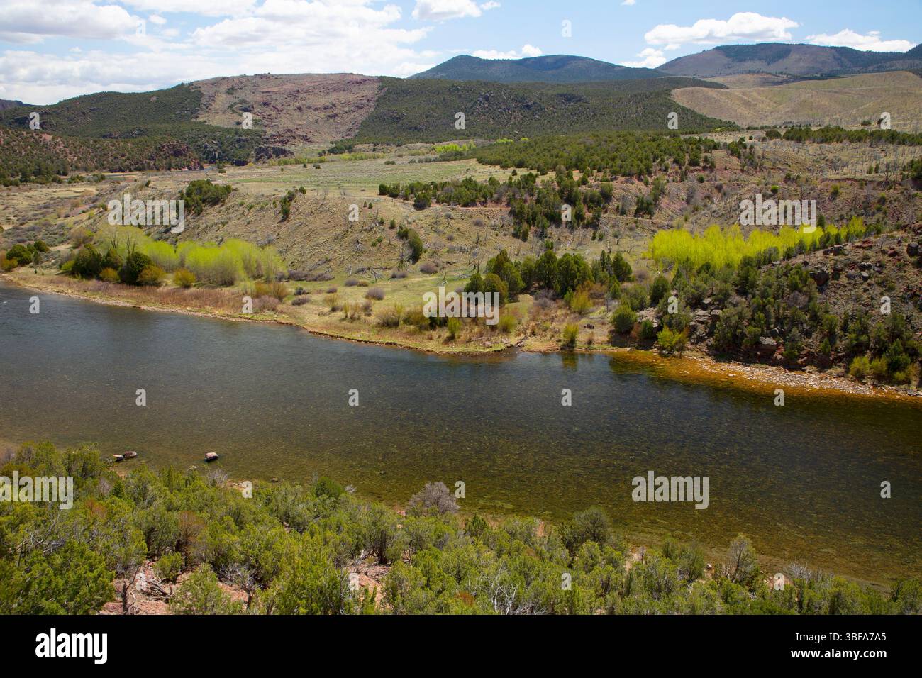 Green River from Little Hole Overlook, Flaming Gorge National ...