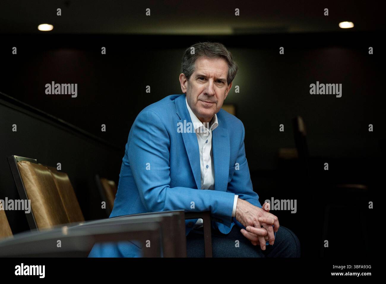 Rimouski, Canada. 31st May, 2025. Mario Cecchini, commissioner of the ...