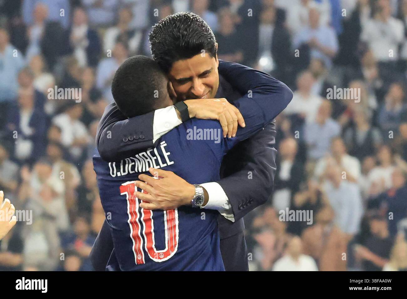 Allianz Arena, Munich, Germany. 31st May, 2025. Champions League Final Football, Paris Saint ...