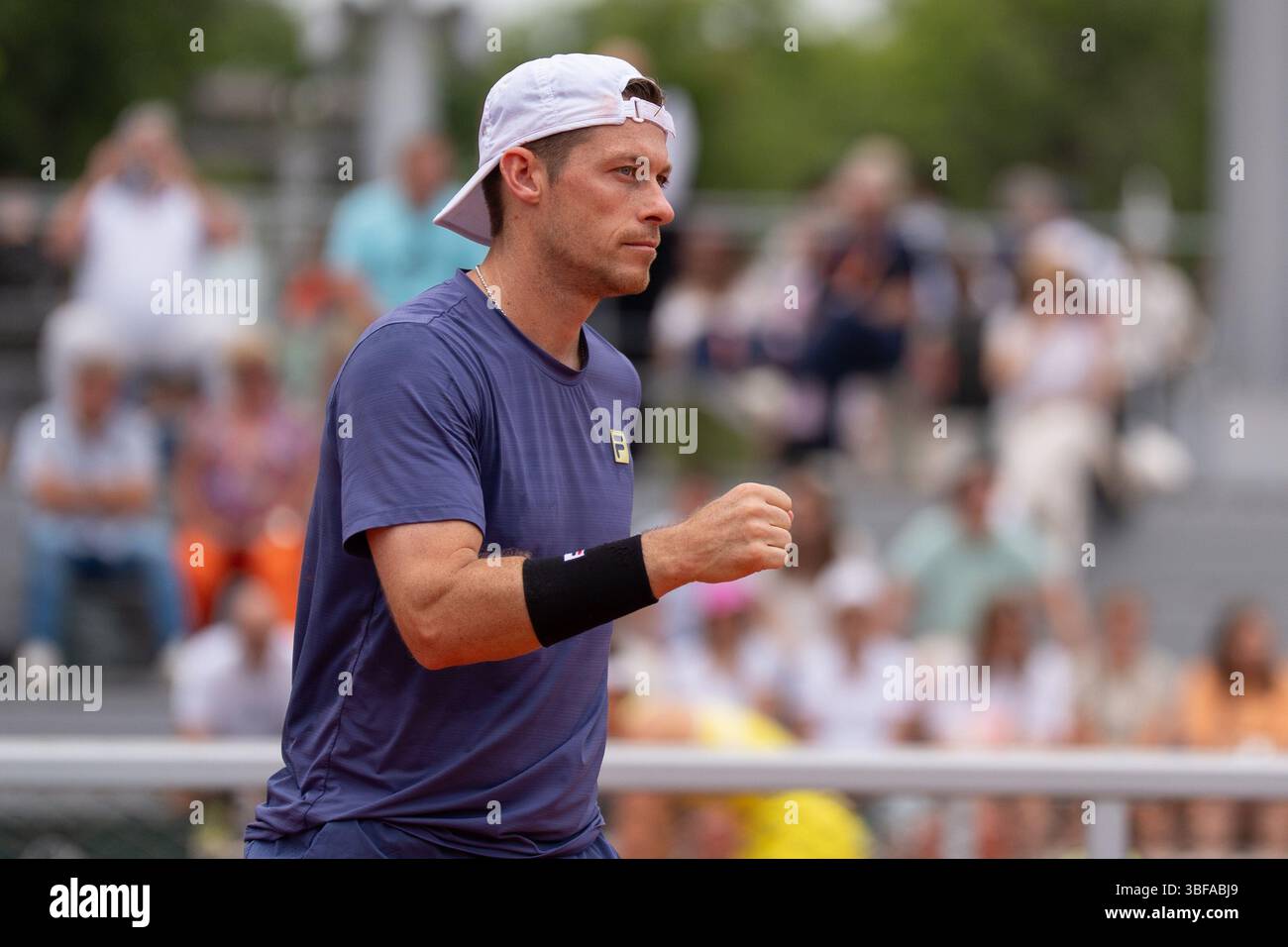 PARIS, FRANCE - MAY 31: Neal Skupski of Great Britain during the French ...