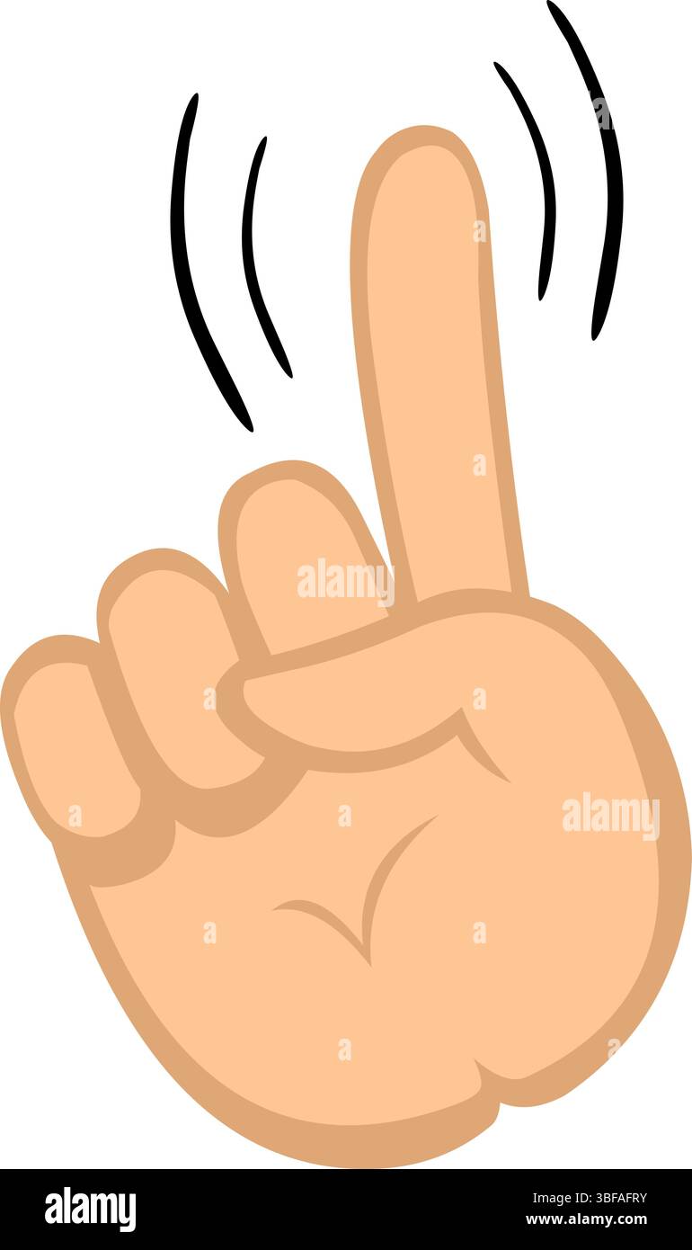 Say no gesture Stock Vector Images - Alamy