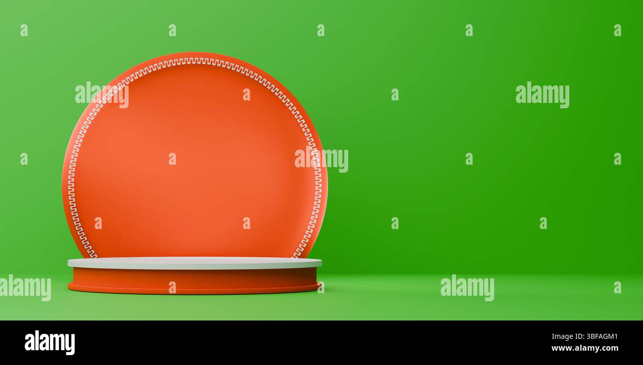Radiant and bold, this vibrant circular platform evokes feelings of ...