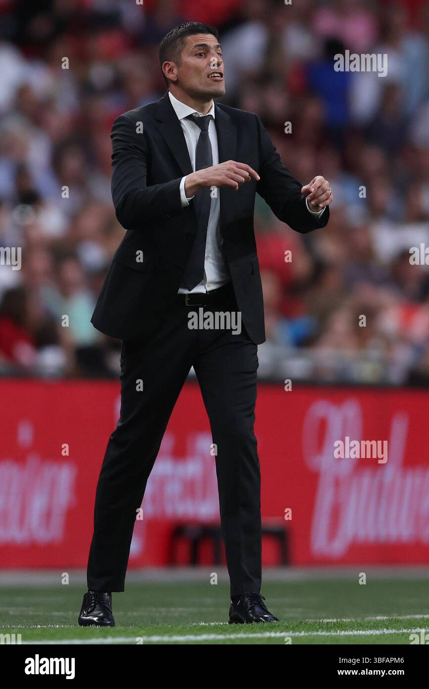 London, UK. 30th May, 2025. Francisco Neto, Head Coach of the Portugal ...