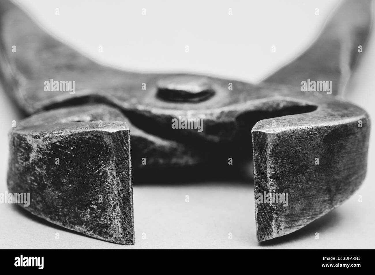 Tools for pulling nails - old metal pliers Stock Photo - Alamy