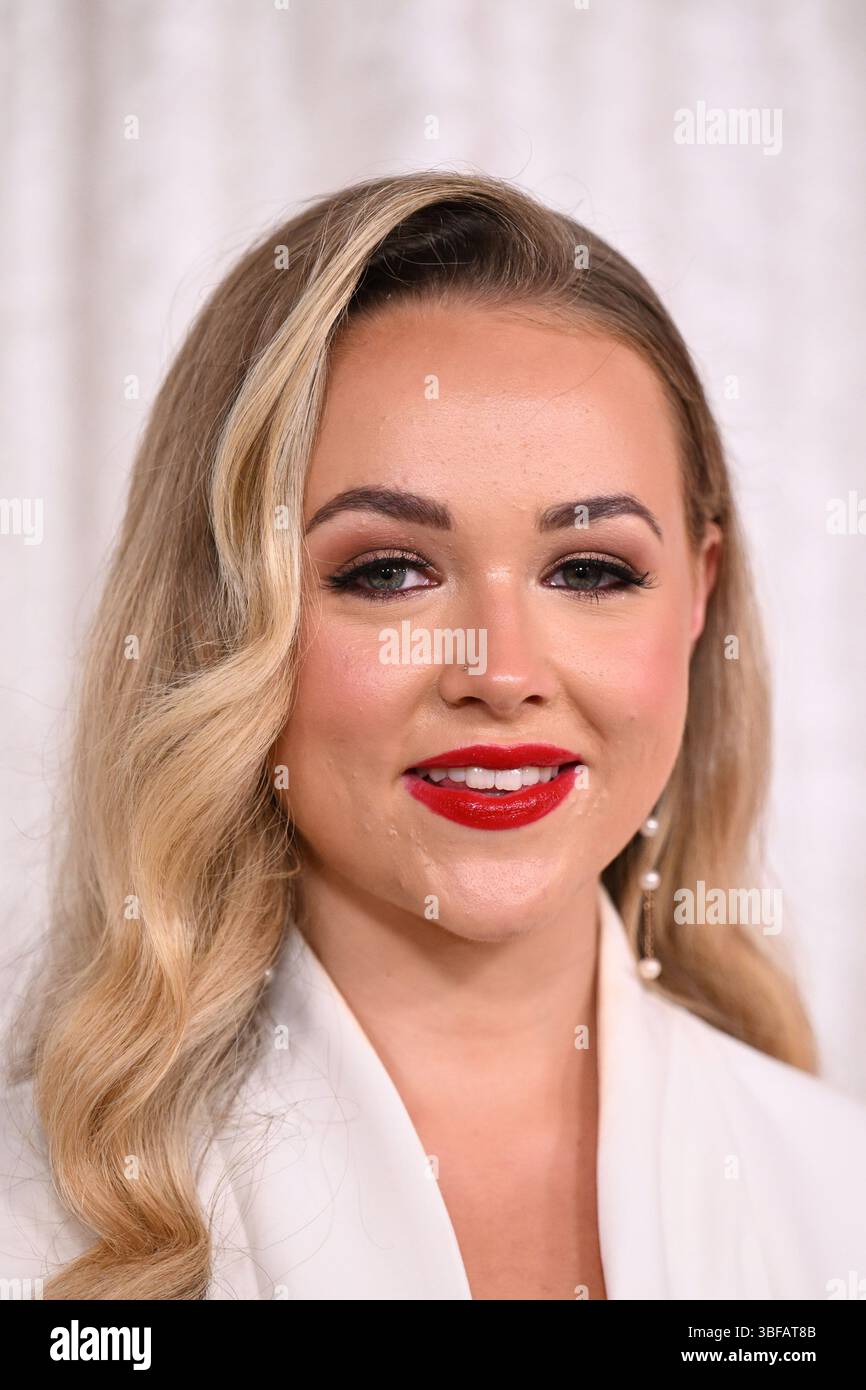 London, UK. 31 May 2025. Ellie Dadd attending the British Soap Awards ...