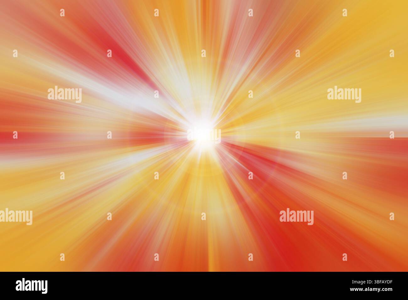 Dynamic lines of light. Light from central point. Bright flash of light ...