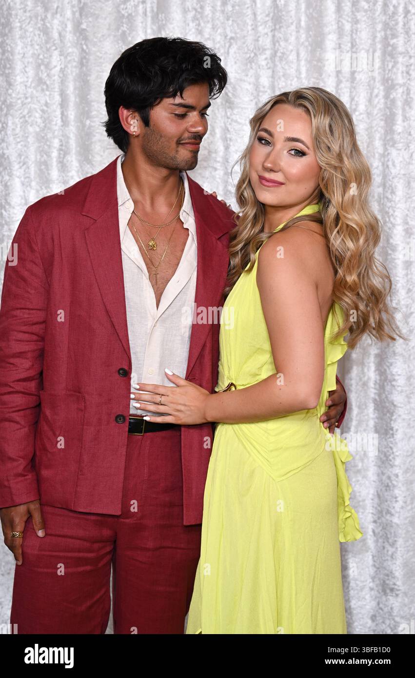 London, UK. May 31st, 2025. Ruby O'Donnell and Nathaniel Dass arriving ...