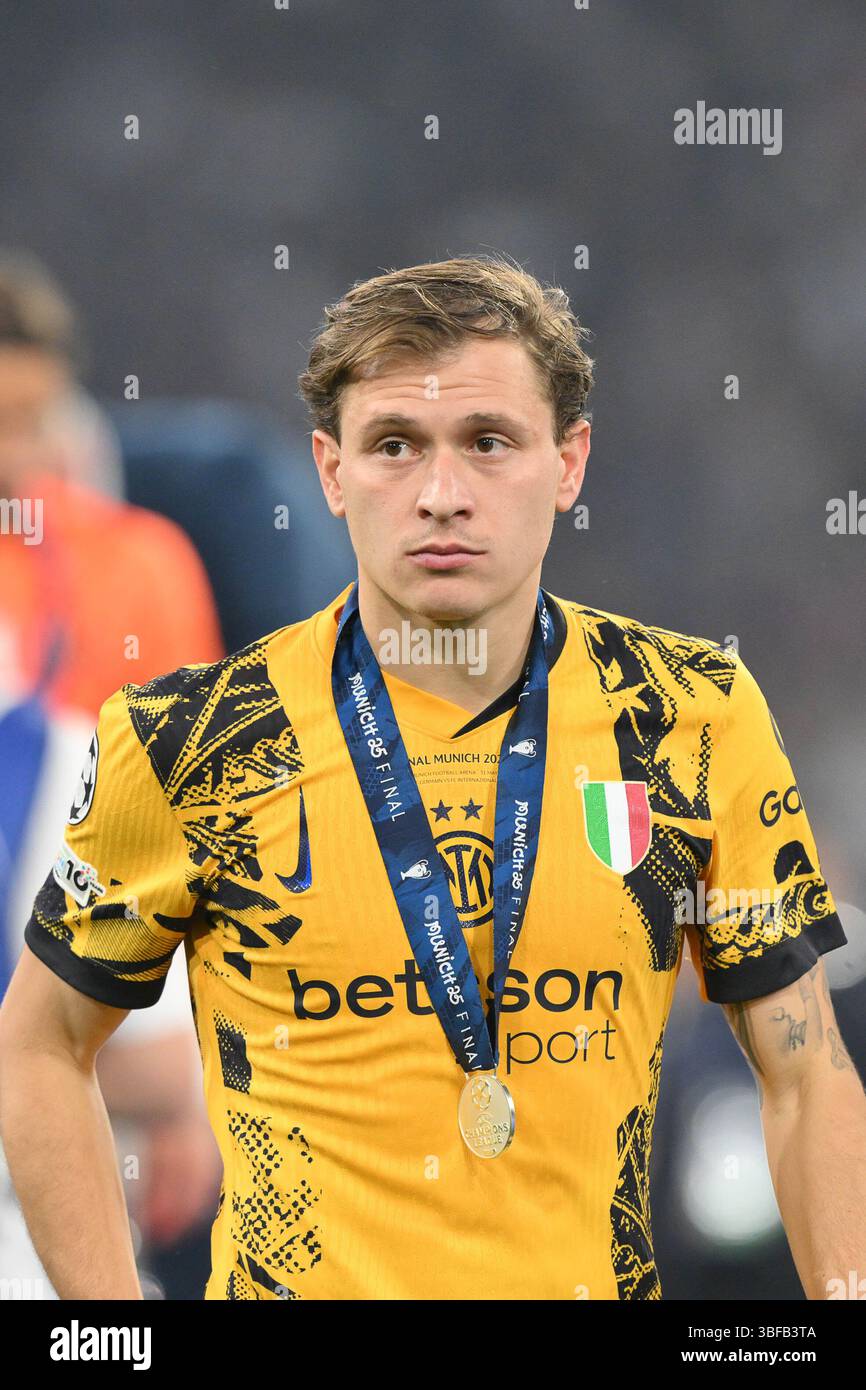 Munich, Germany. 01st June, 2025. Nicolo Barella of FC Internazionale ...