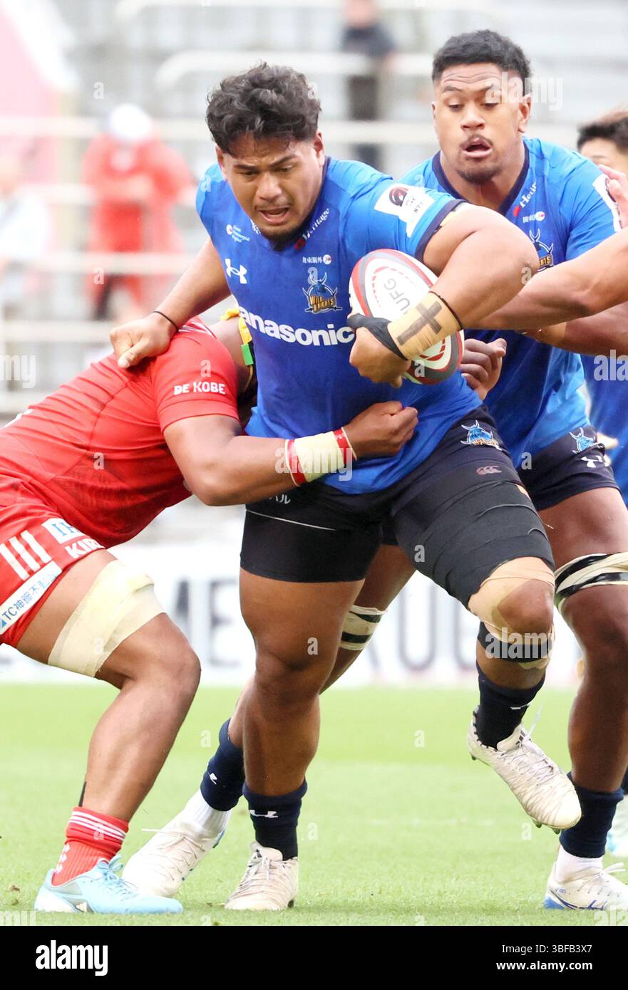 Tokyo, Japan. 31st May, 2025. Saitama Panasonic Wild Knights prop ...