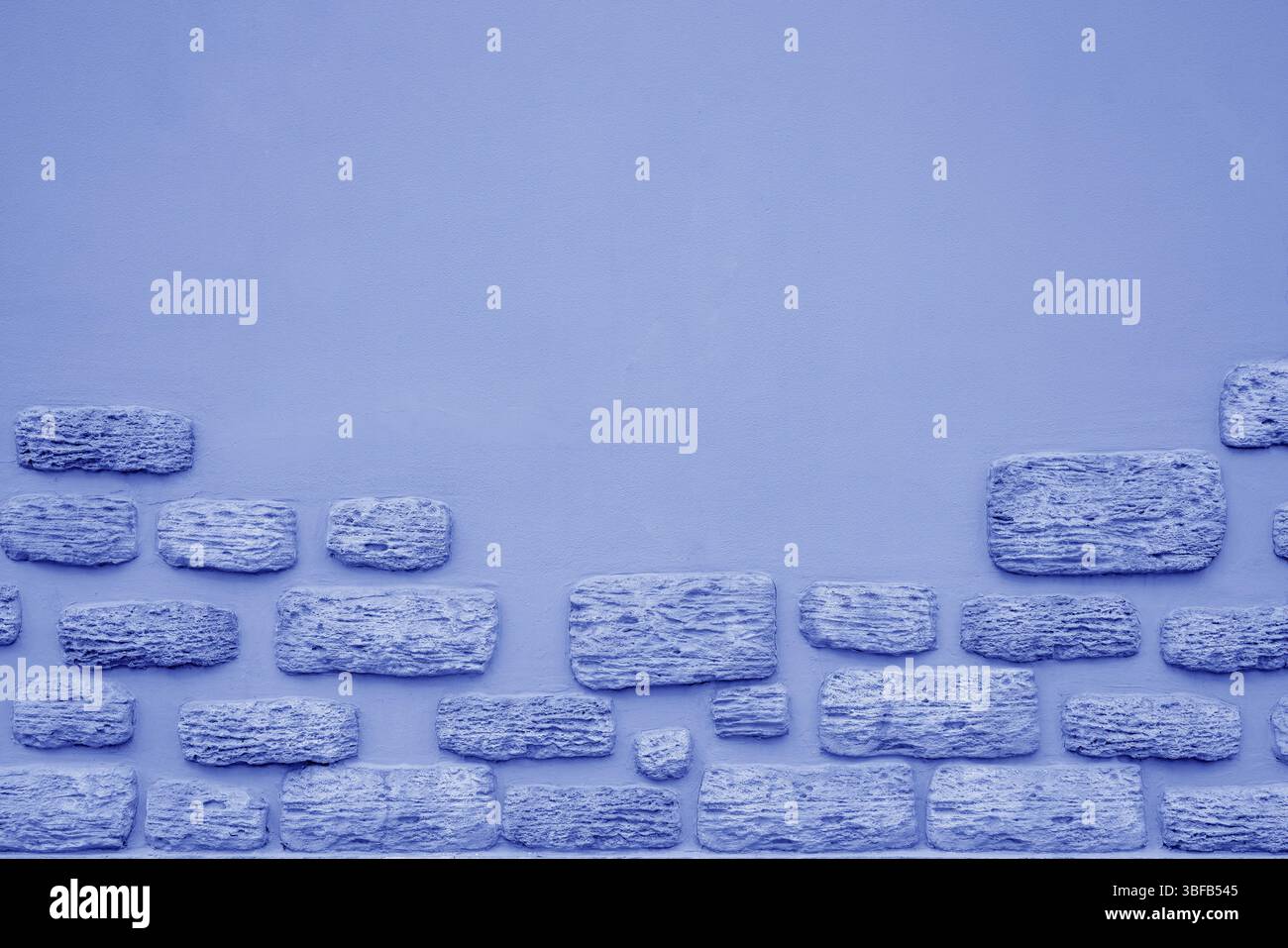 Blue stone building wall. Interior of a modern loft. Background for ...