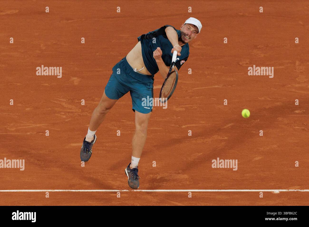 Filip Misolic of Austria during the Roland-Garros 2025, French Open ...