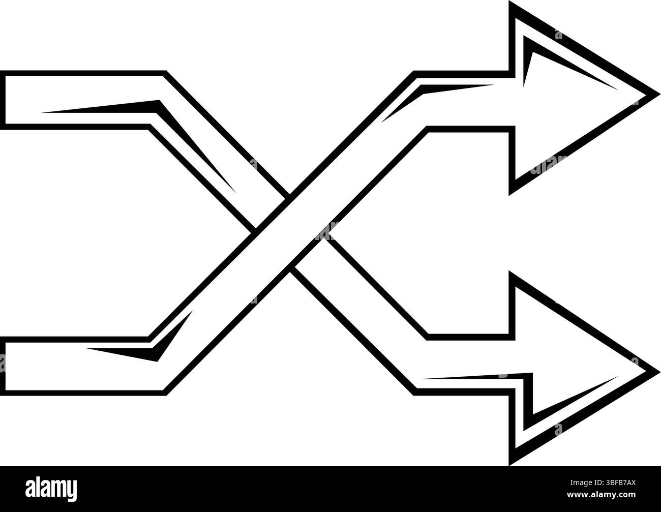 Black random icon Stock Vector Images - Alamy