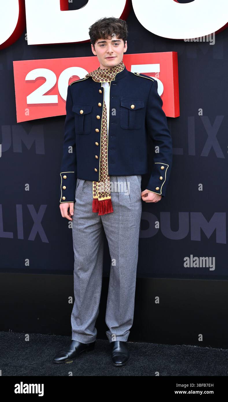 Los Angeles, USA. 31st May, 2025. Noah Schnapp arriving at Netflix ...