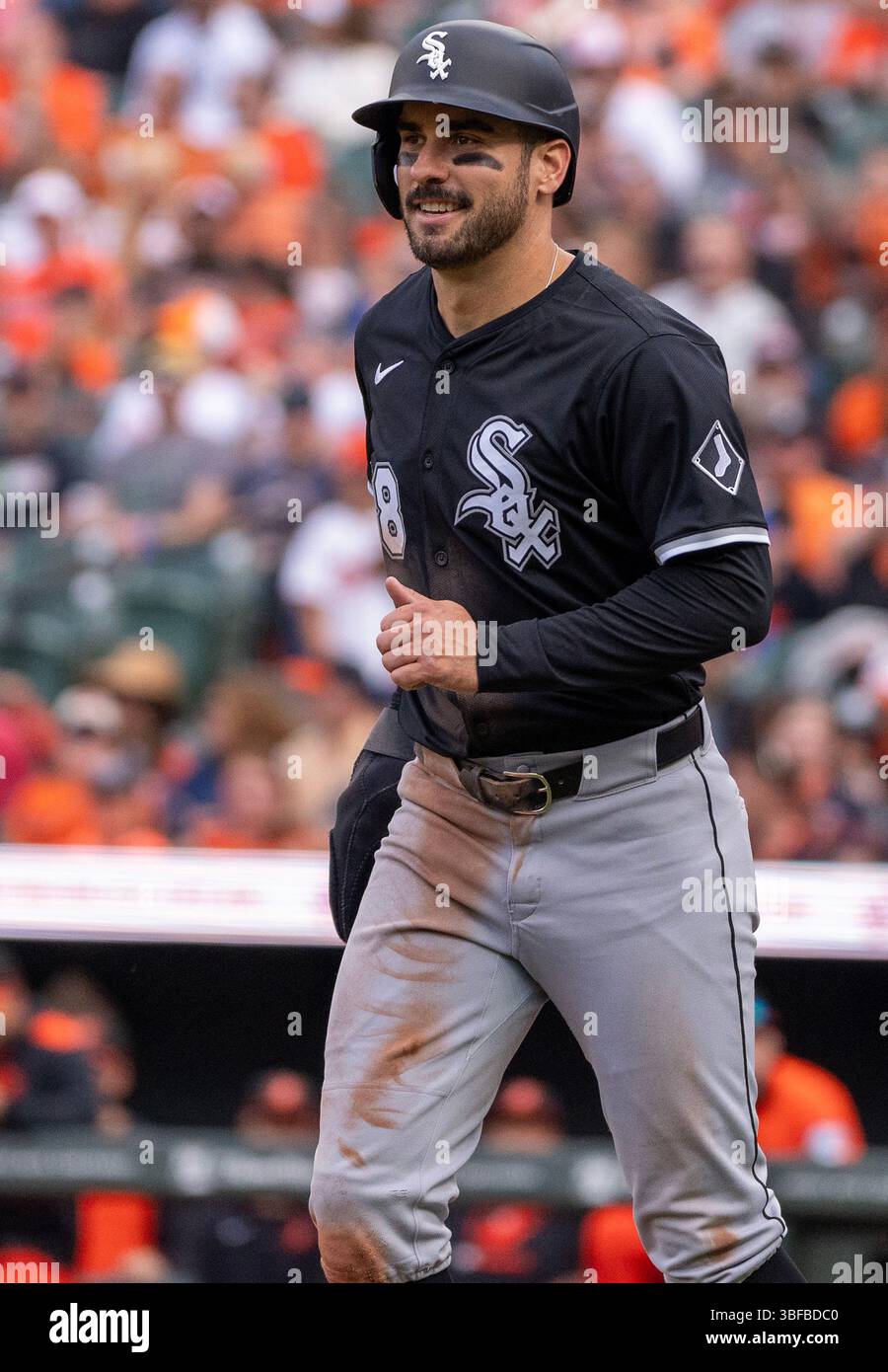 BALTIMORE, MD - MAY 31: Chicago White Sox outfielder Mike Tauchman (18 ...