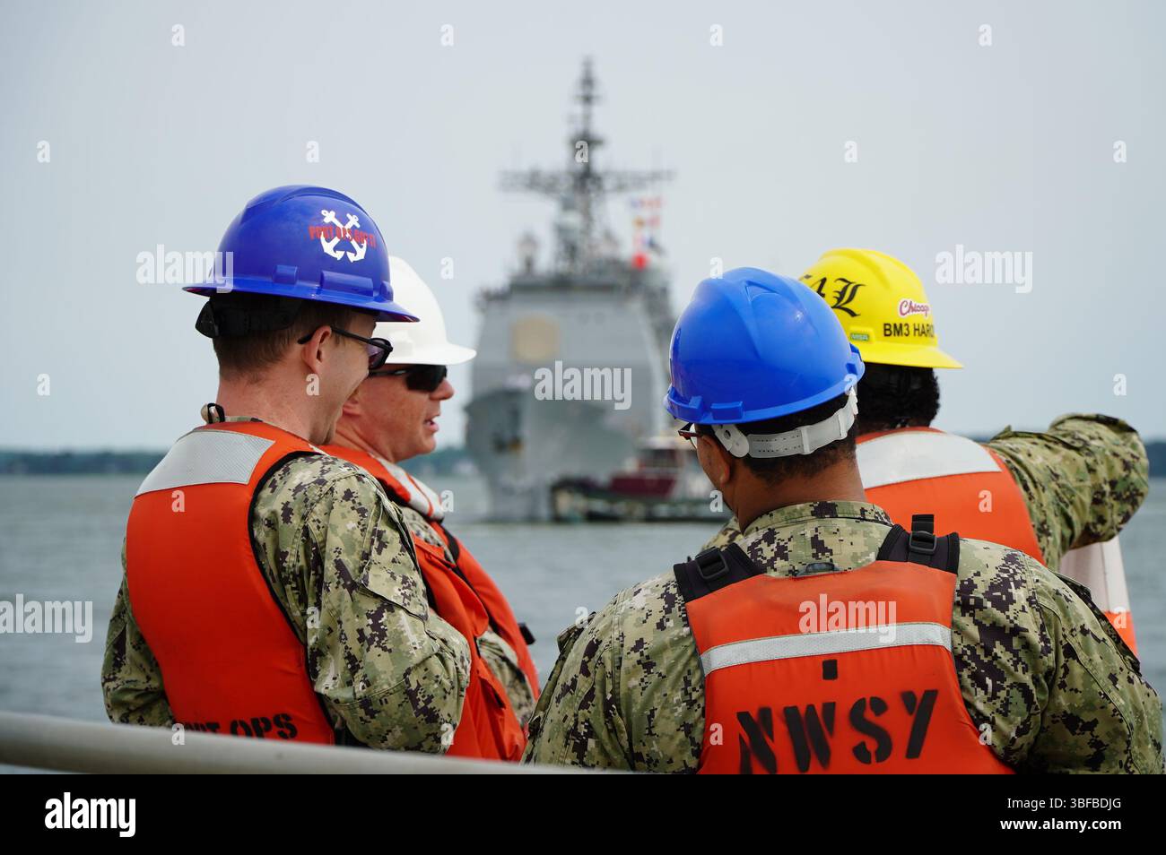 Yorktown, Va. (May 31, 2025) Sailors assigned to the Port Operations ...