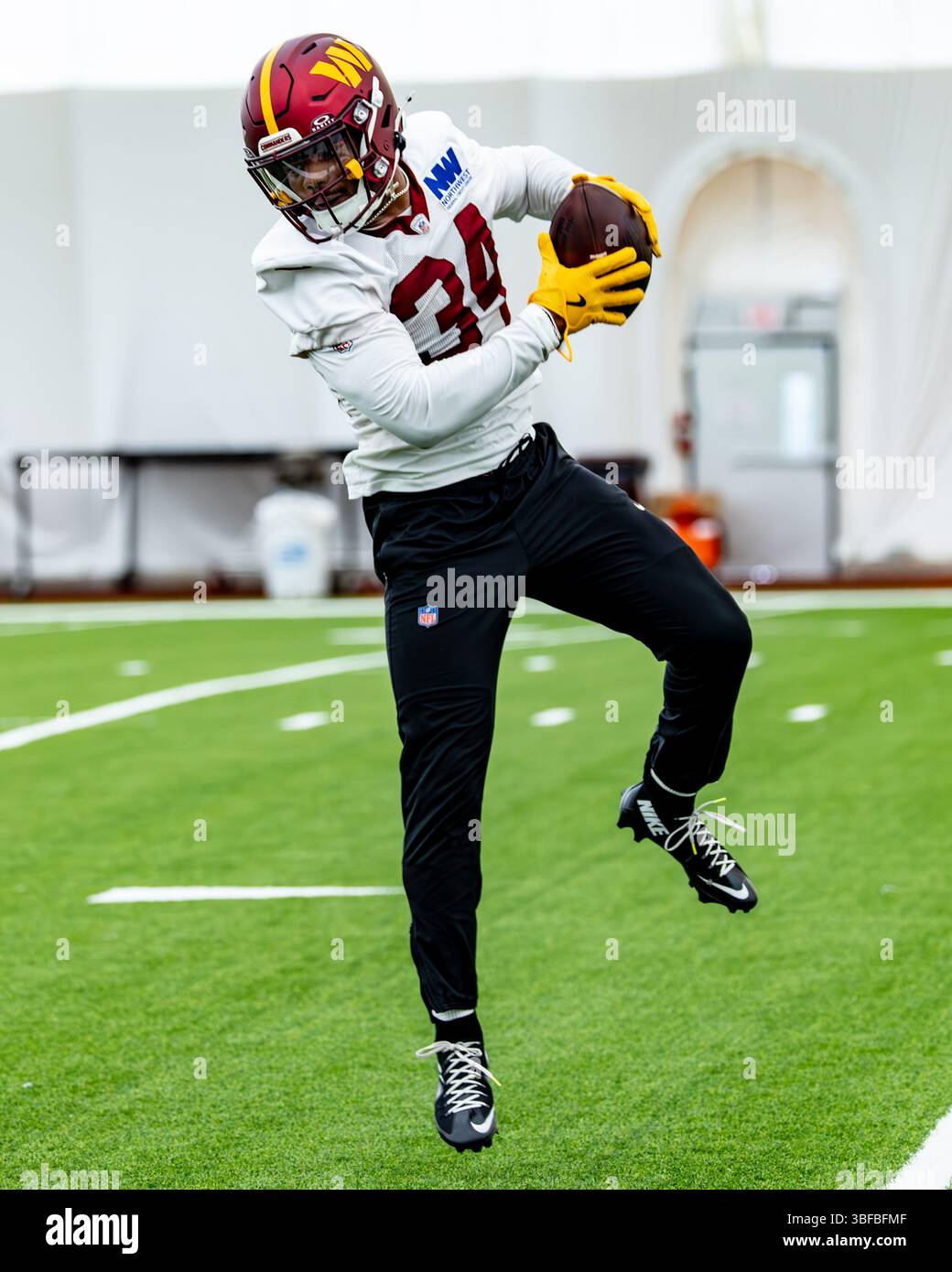 Washington Commanders running back Michael Wiley (34) participating in ...