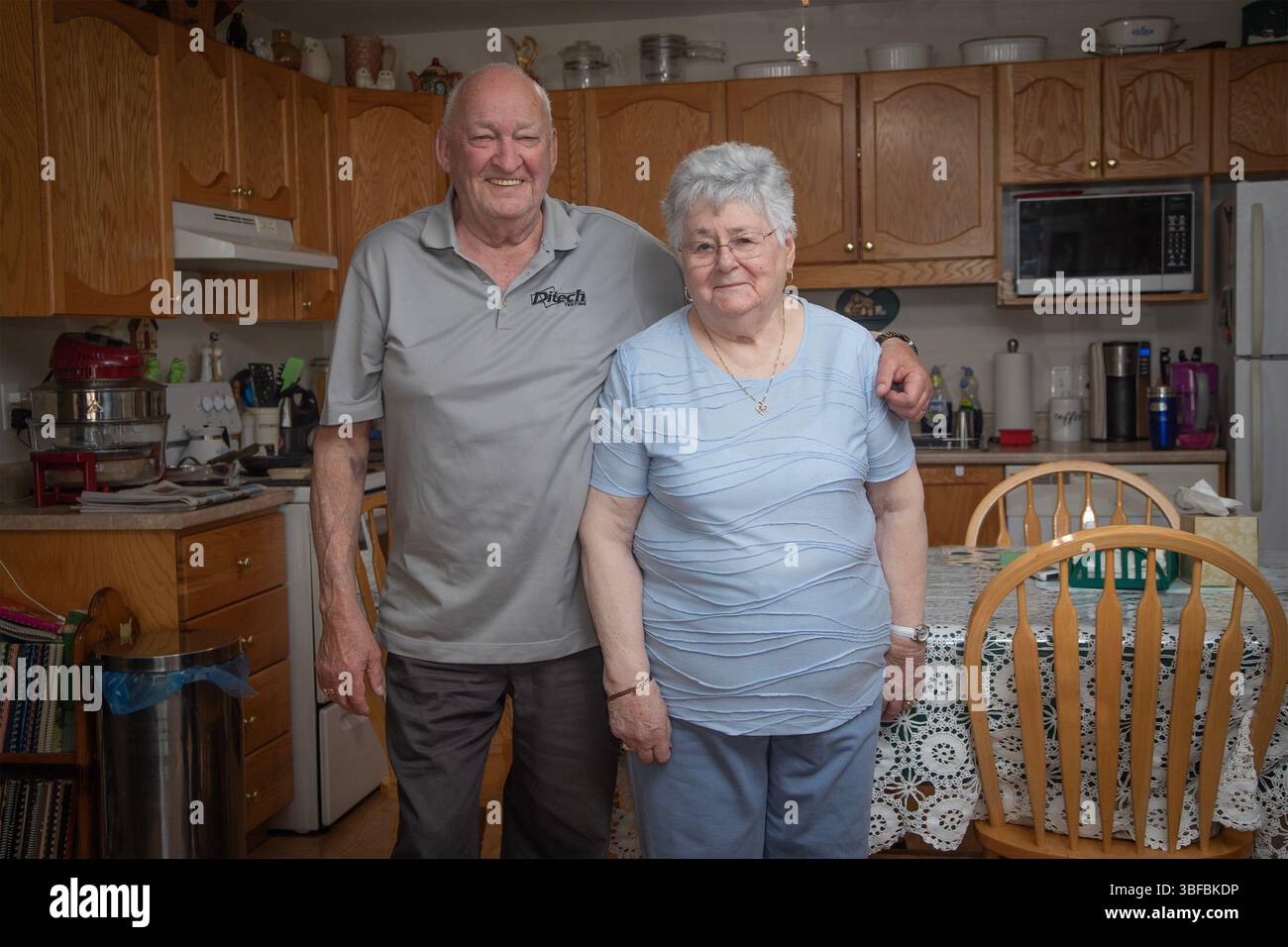 Riverview, Canada. 29th May, 2025. Gerry Carroll poses for a portrait ...