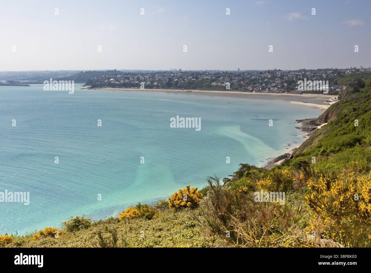 Western Brittany sea bay view Stock Photo - Alamy