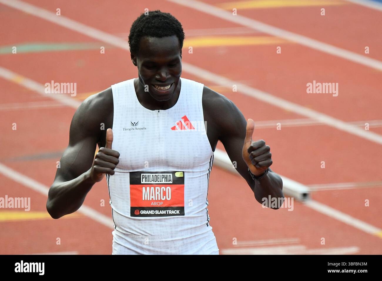 Philadelphia, United States. 31st May, 2025. Marco Arop celebrates ...