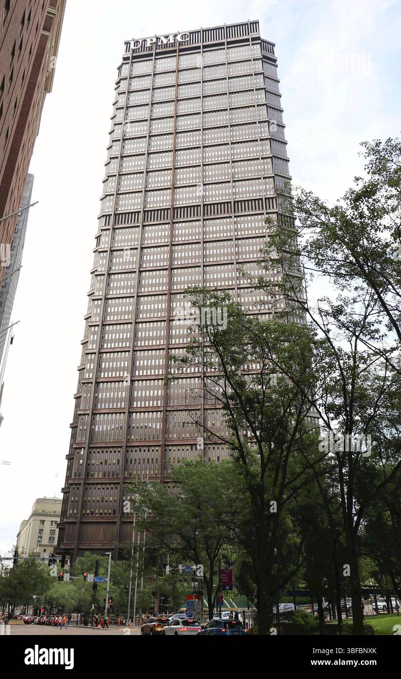 A photo shows a building where United States Steel Corporation (U.S ...