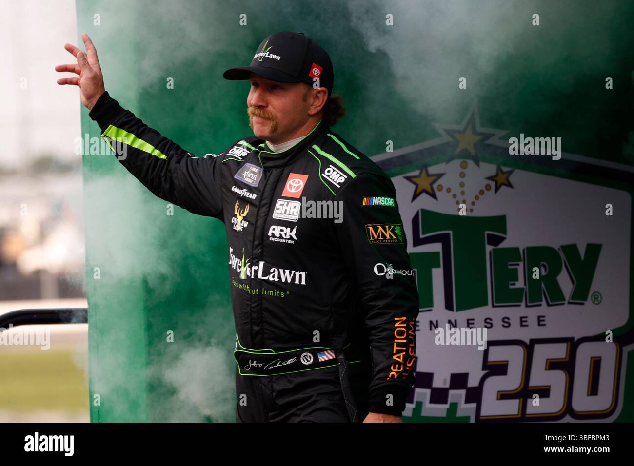 NASHVILLE, TN - MAY 31: Jeffrey Earnhardt (#24 Sam Hunt Racing K9 Grass ...