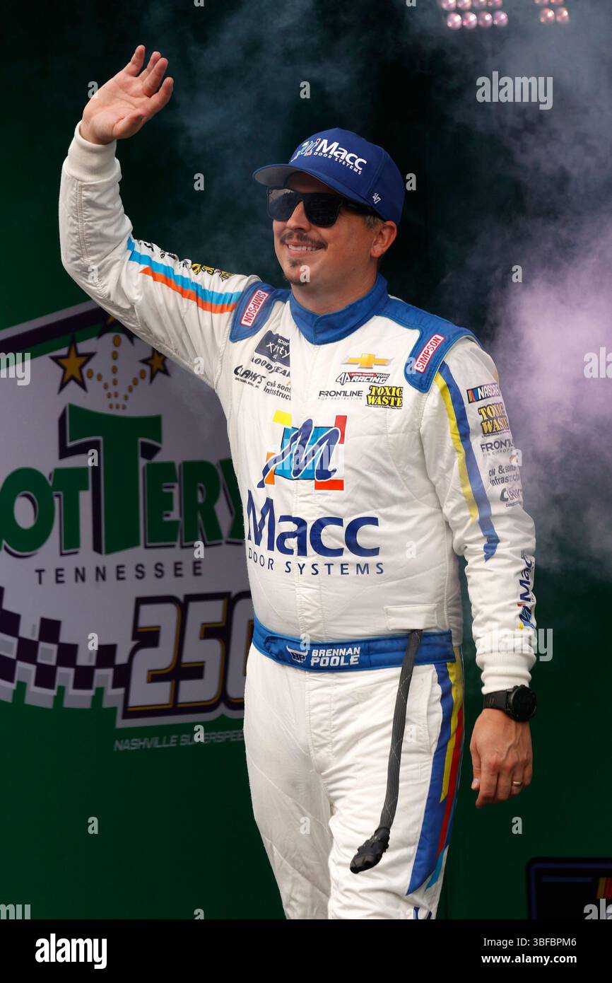 NASHVILLE, TN - MAY 31: Brennan Poole (#44 Alpha Prime Racing Macc ...