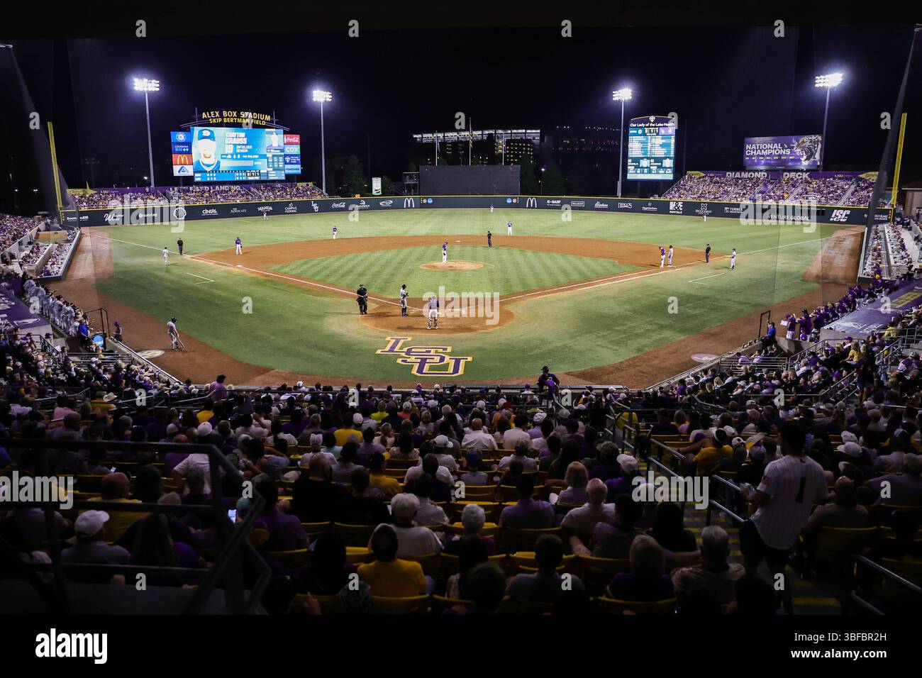 Baton Rouge, LA, USA. 31st May, 2025. LSU's Alex Box Stadium is sold ...