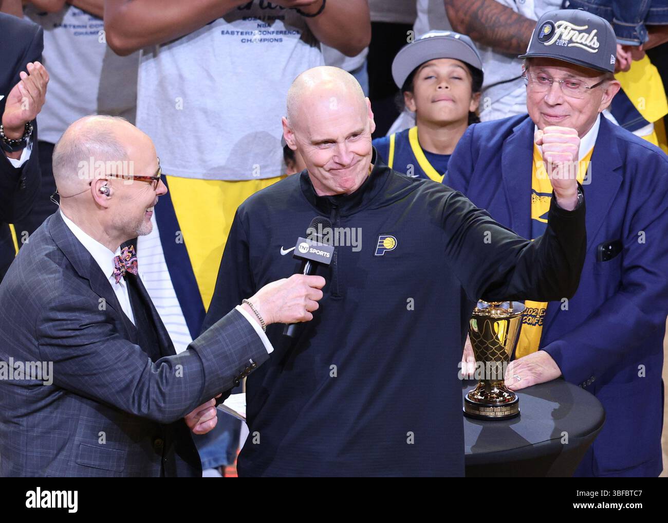 Indianapolis, United States. 31st May, 2025. Indiana Pacers head coach ...