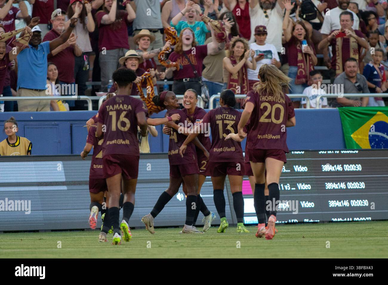May 31, 2025, Dallas, Texas, USA: Dallas Trinity FC midfielder CHIOMA ...