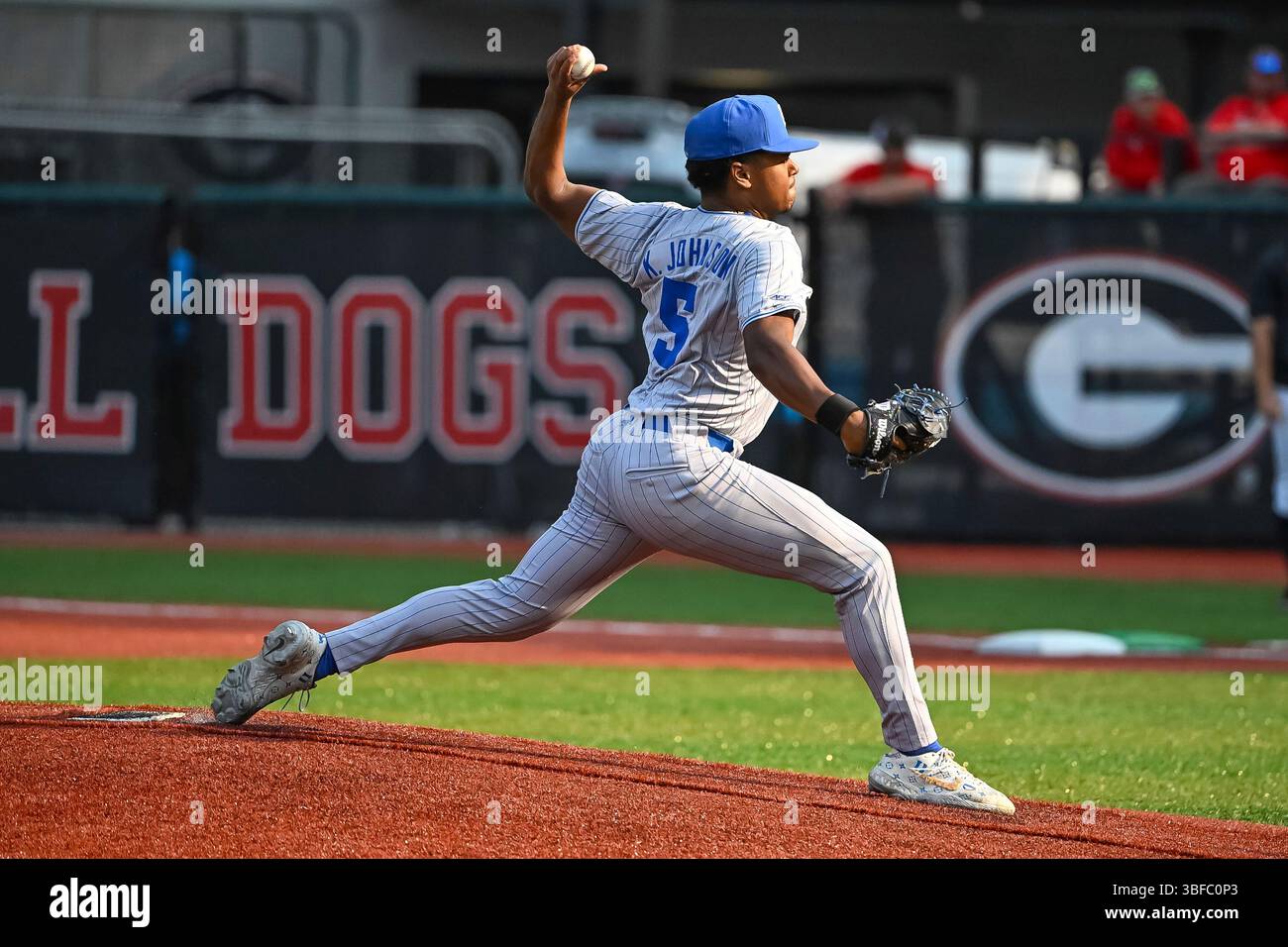 ATHENS, GA - MAY 31: Duke pitcher Kyle Johnson (5) the NCAA Division I ...
