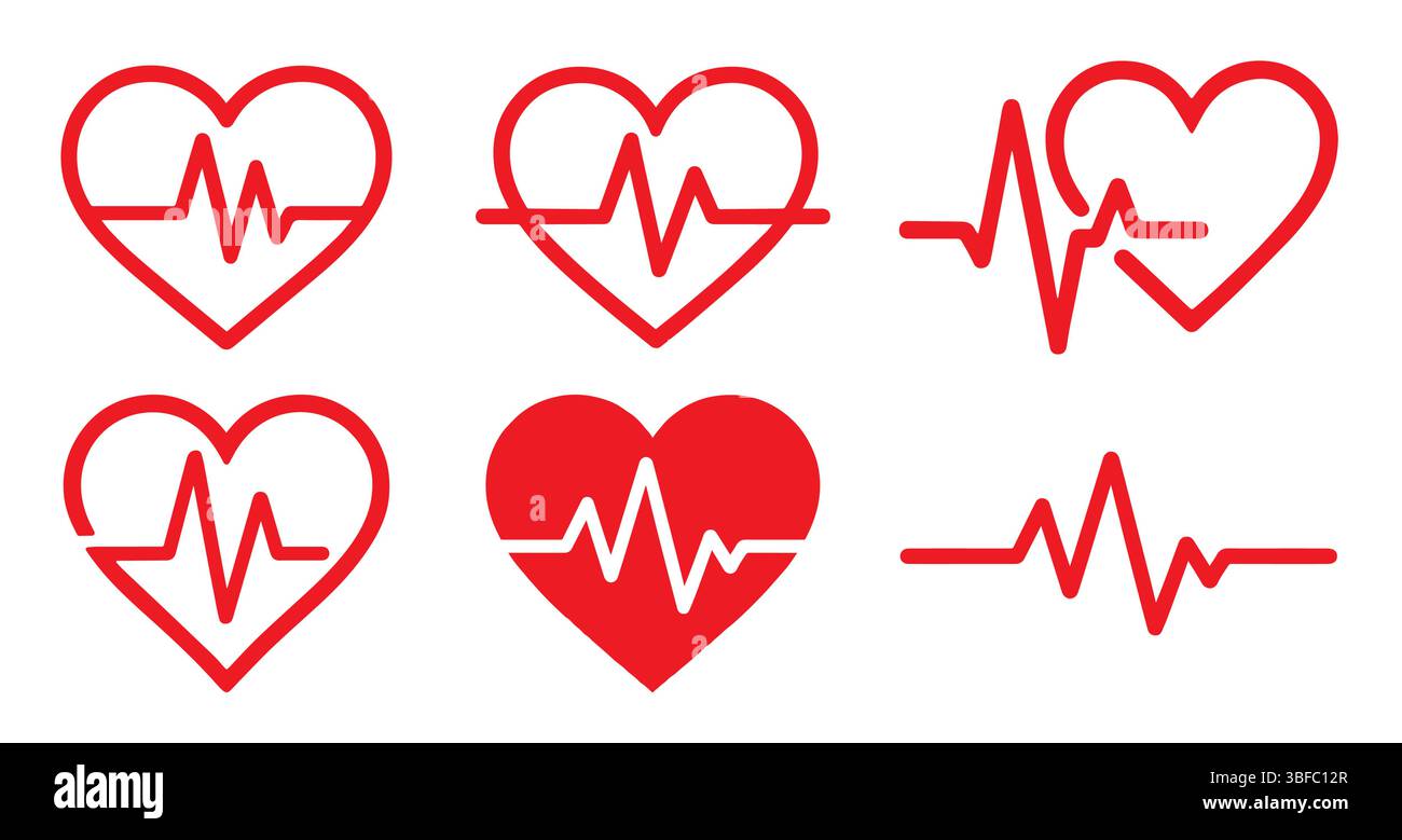 Ecg heart beat line. heart beat sinus rhythm line. Healthcare medical ...
