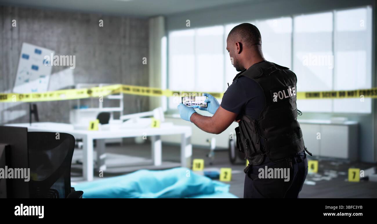 Investigating Bloodstains At The Crime Scene With Forensic Photography ...