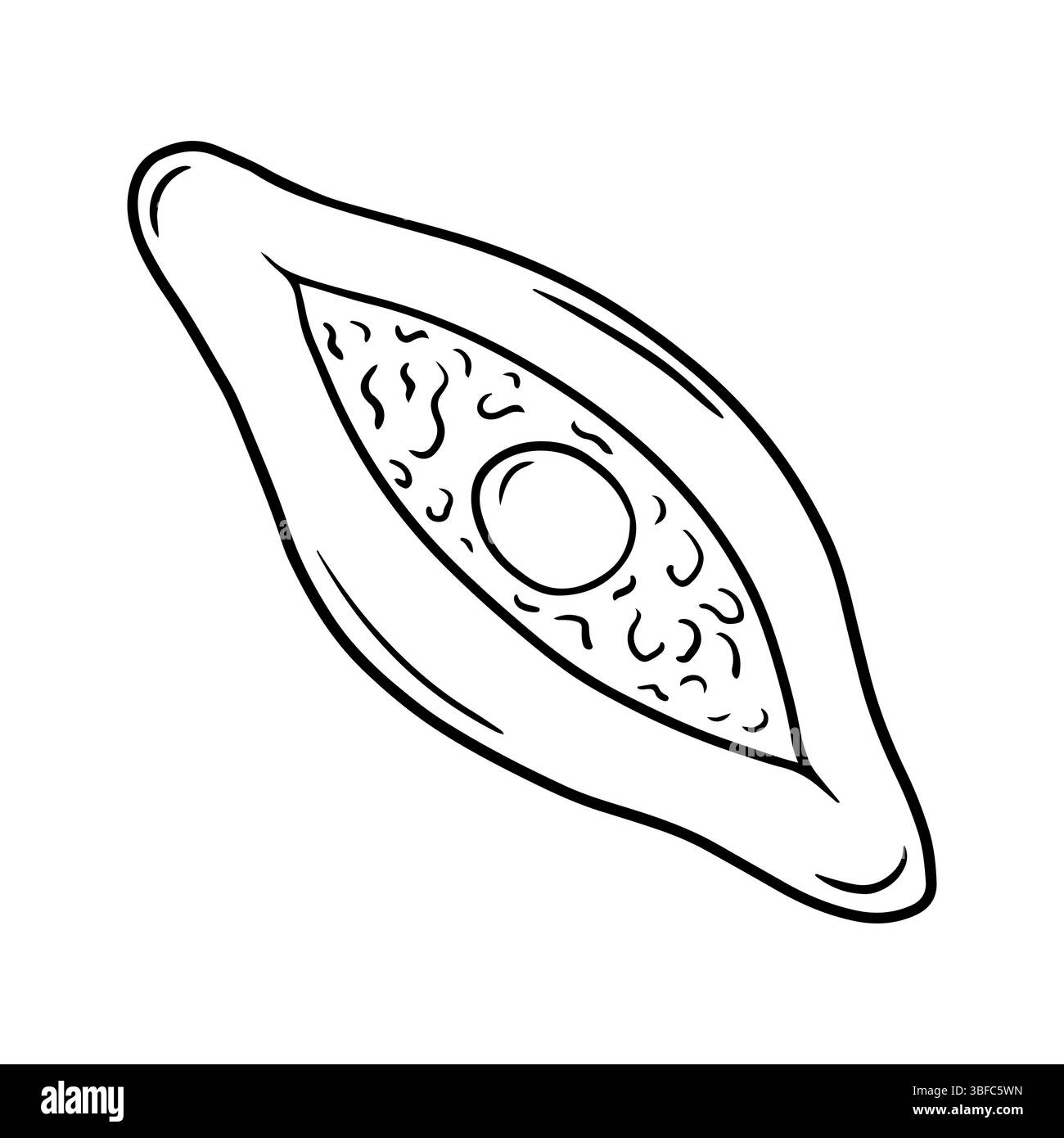 Traditional khachapuri georgian cheese Black and White Stock Photos ...