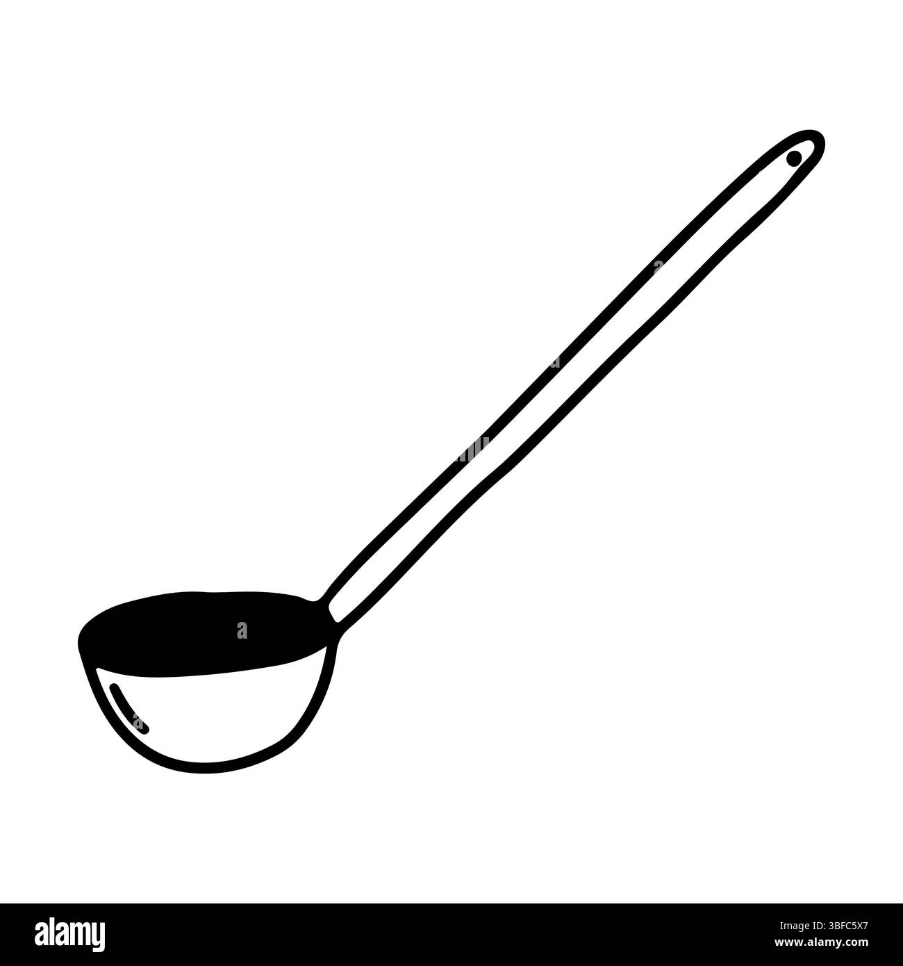 Ladle doodle vector illustration Stock Vector Image & Art - Alamy