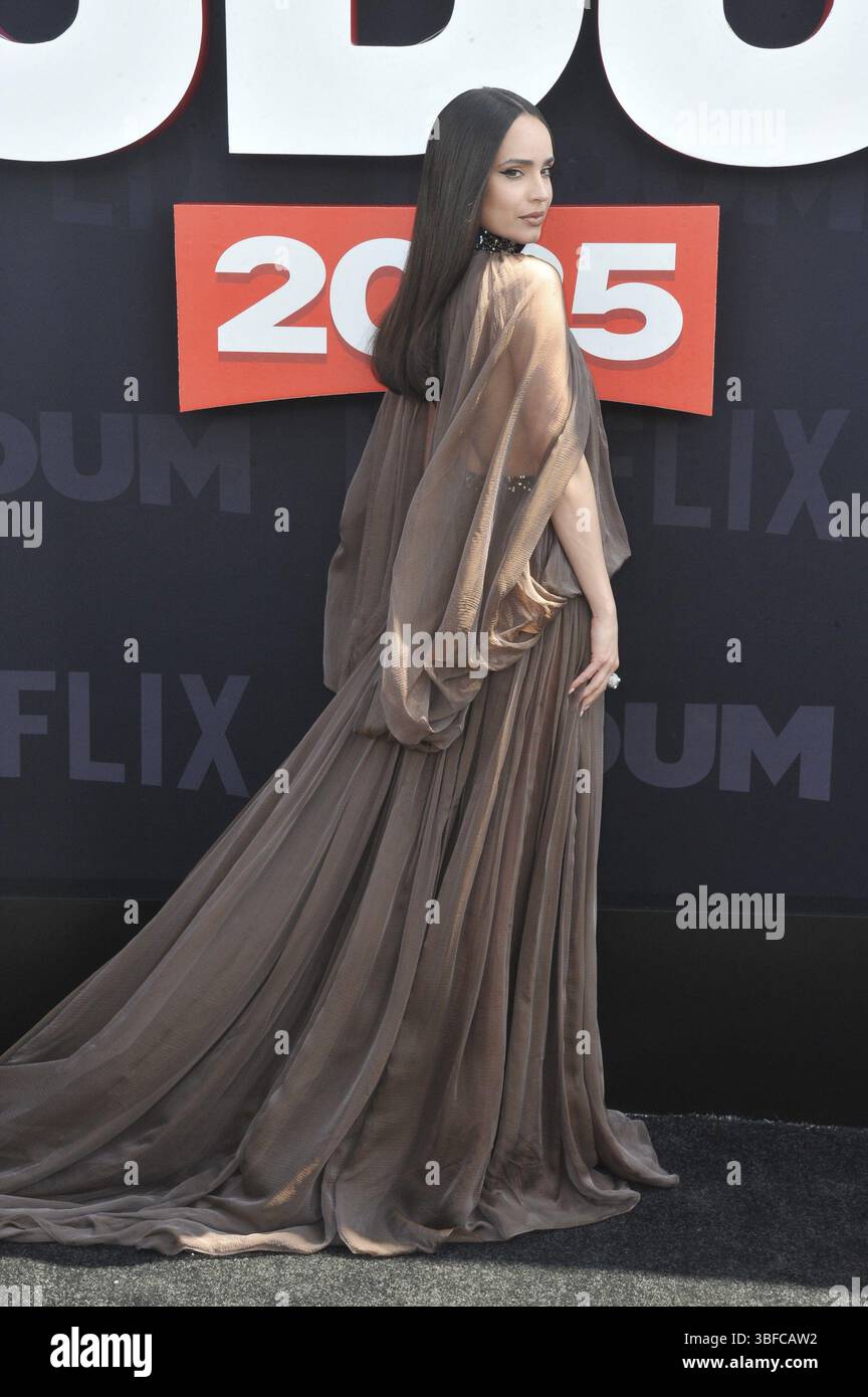 Ca. 31st May, 2025. Sofia Carson at arrivals for Netflix Tudum 2025: The Live Event, Kia Forum ...