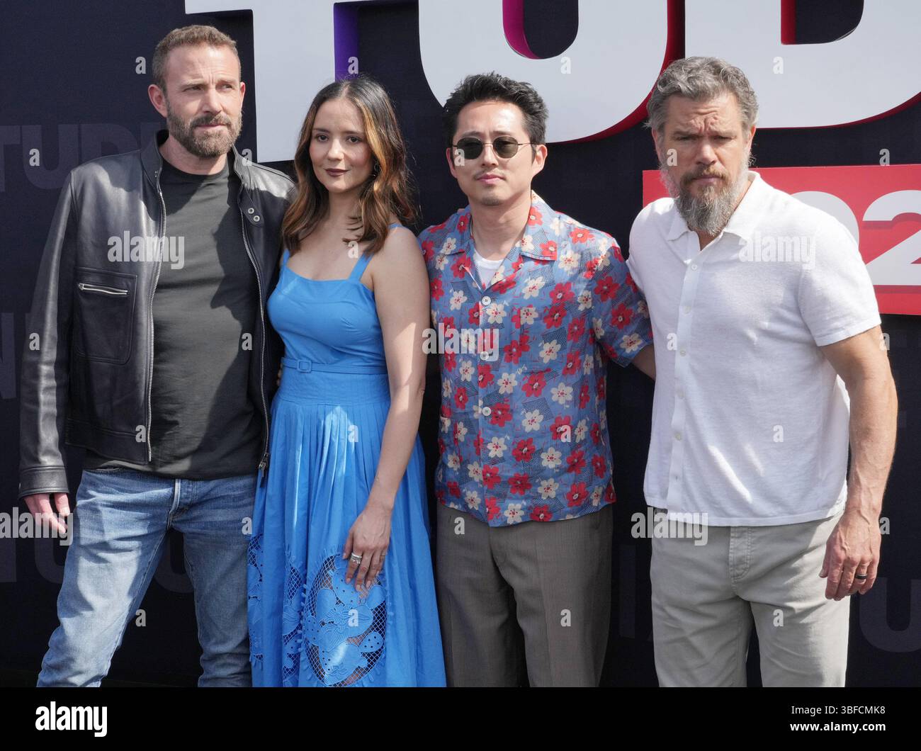 Los Angeles, USA. 31st May, 2025. (L-R) THE RIP Cast - Ben Affleck ...