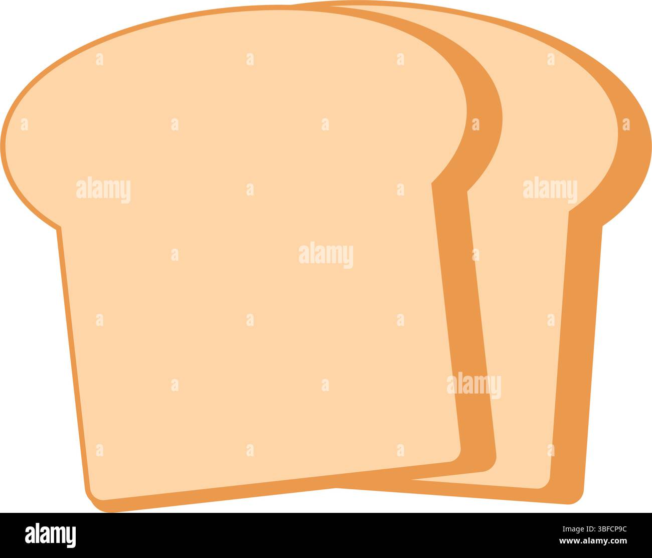 Soft sliced bread Stock Vector Images - Alamy