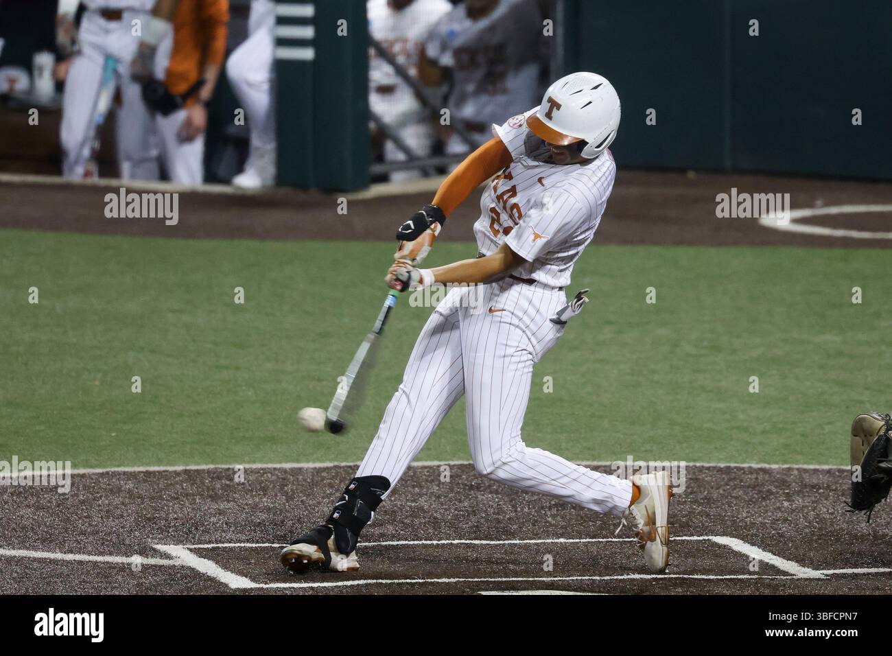 AUSTIN, TX - MAY 31: Texas infielder Adrian Rodriguez (24) hits the ...