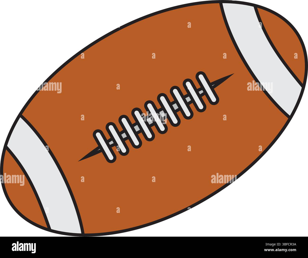 Red white football Stock Vector Images - Alamy
